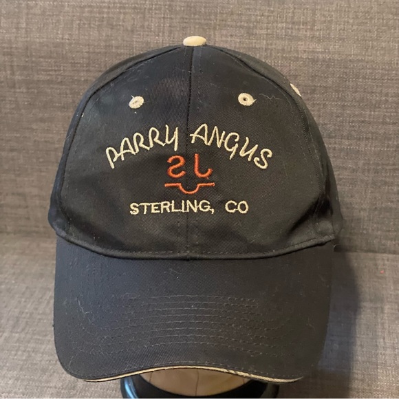 Accessories | Vintage Parry Angus Its The Cows Black Embroidered Hat Sterling Co | Poshmark